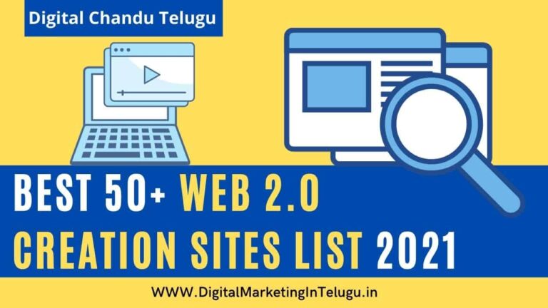 Best 50+ Updated Web 2.0 Websites - Digital Marketing Course Training ...