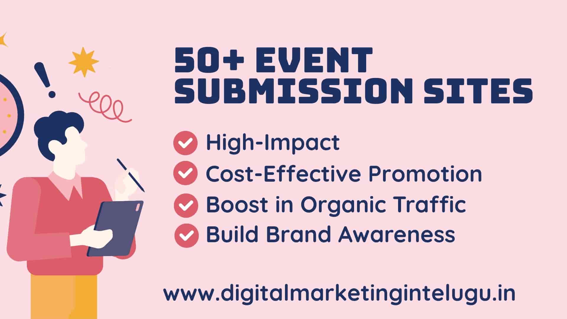 Top 50+ Free Event Listing Website